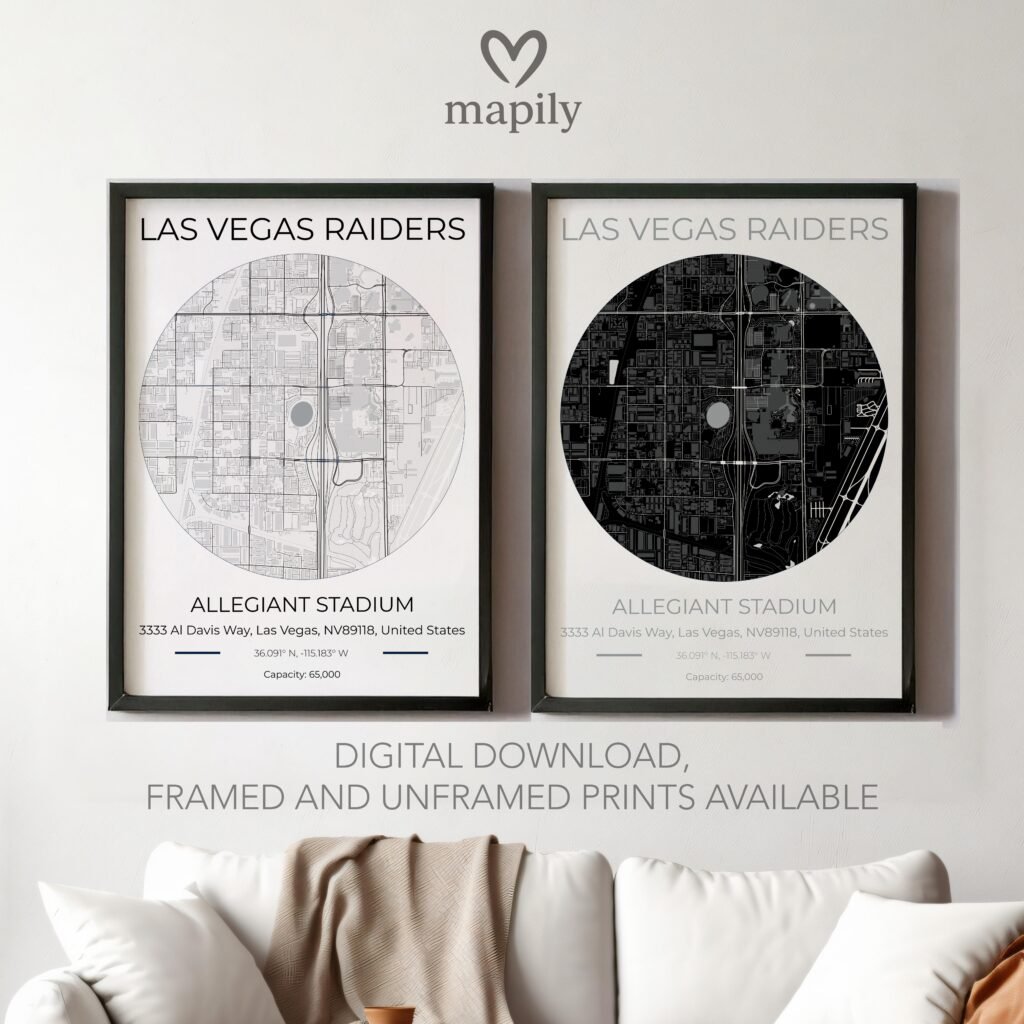 Las Vegas Raiders Stadium Map - Mapily